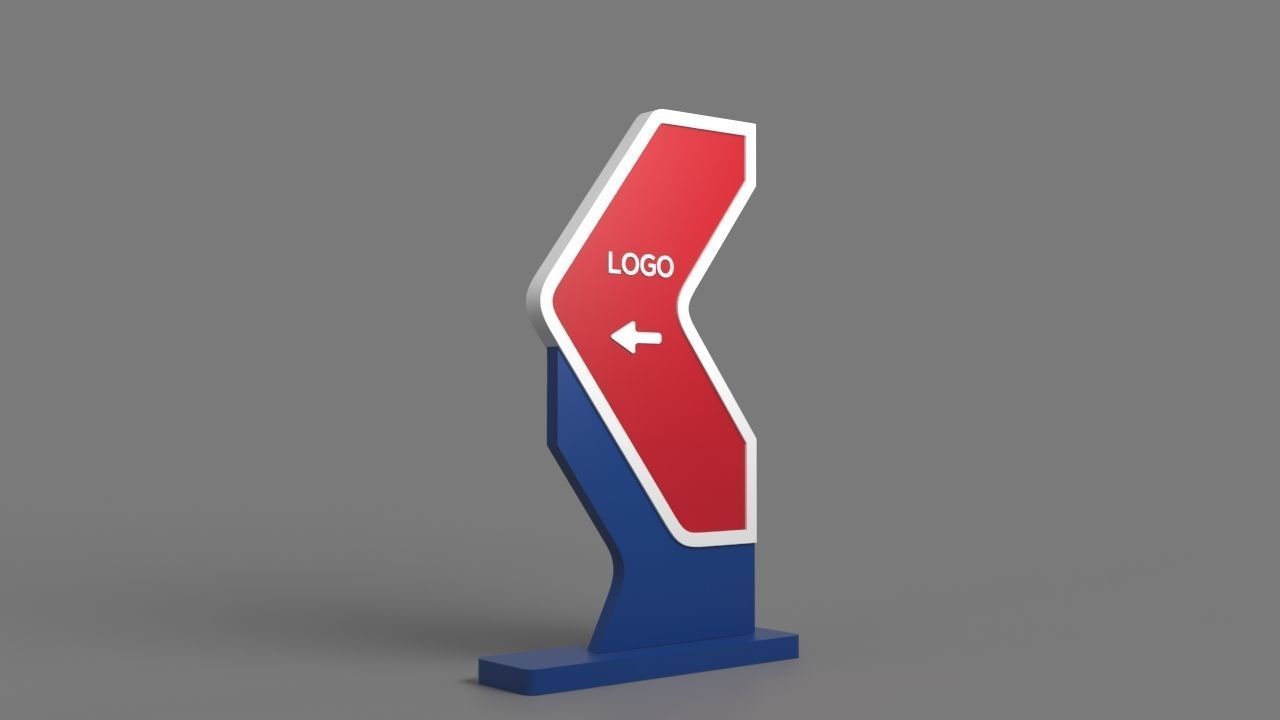 Standee 3D model | CGTrader