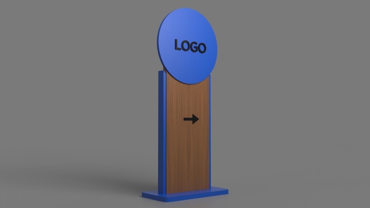 Standee 3D model | CGTrader
