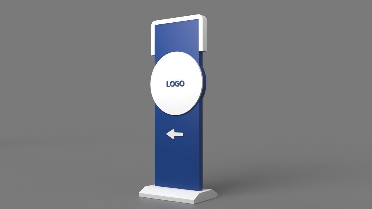 Standee 3D model | CGTrader