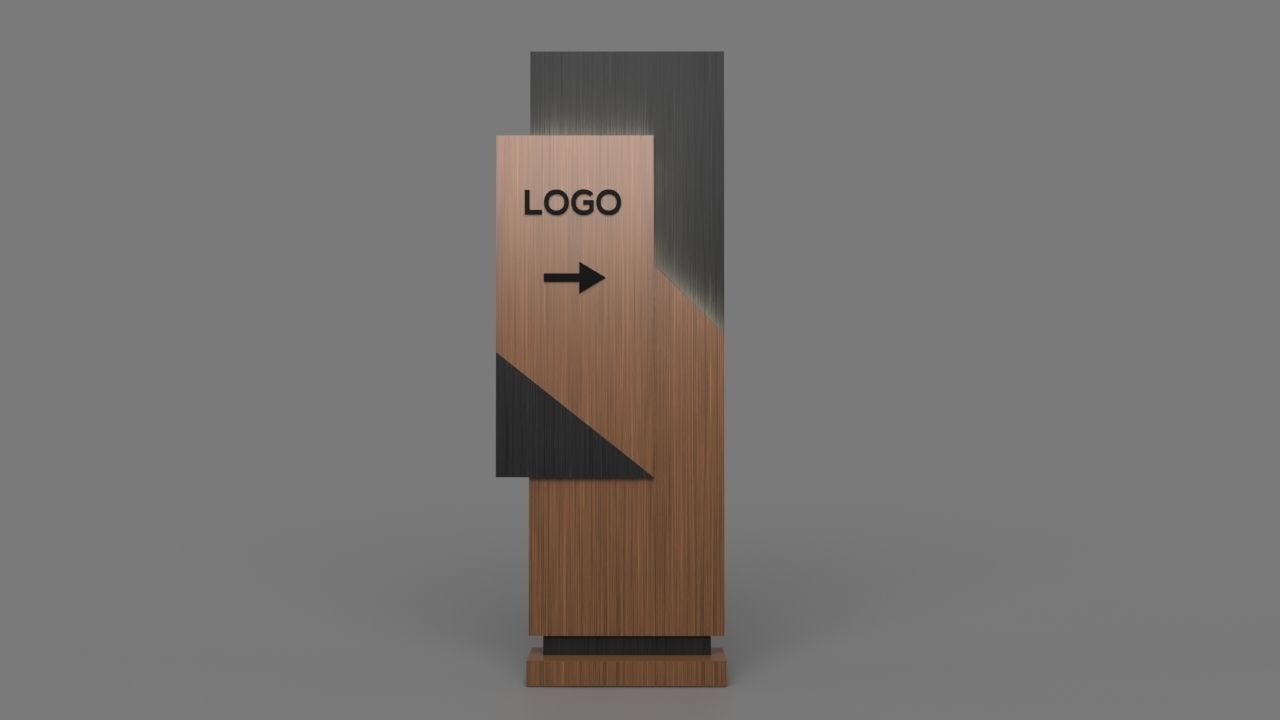 Standee 3D model | CGTrader
