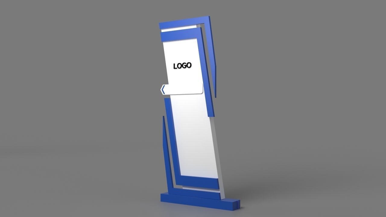 Standee 3D model | CGTrader