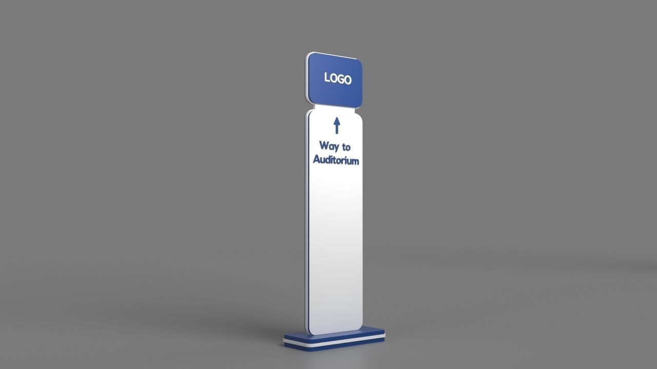 Standee 3D model | CGTrader