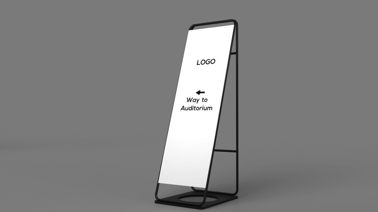 Standee 3D model | CGTrader