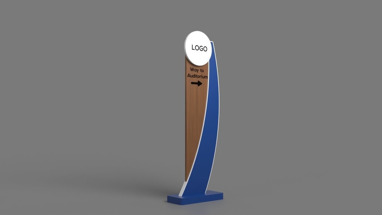 Standee 3D model | CGTrader