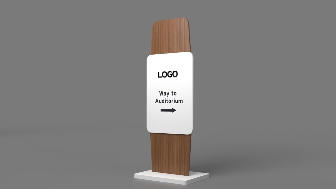 Standee 3D model | CGTrader