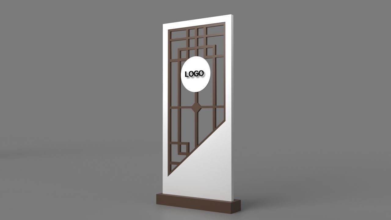 Standee 3D model | CGTrader