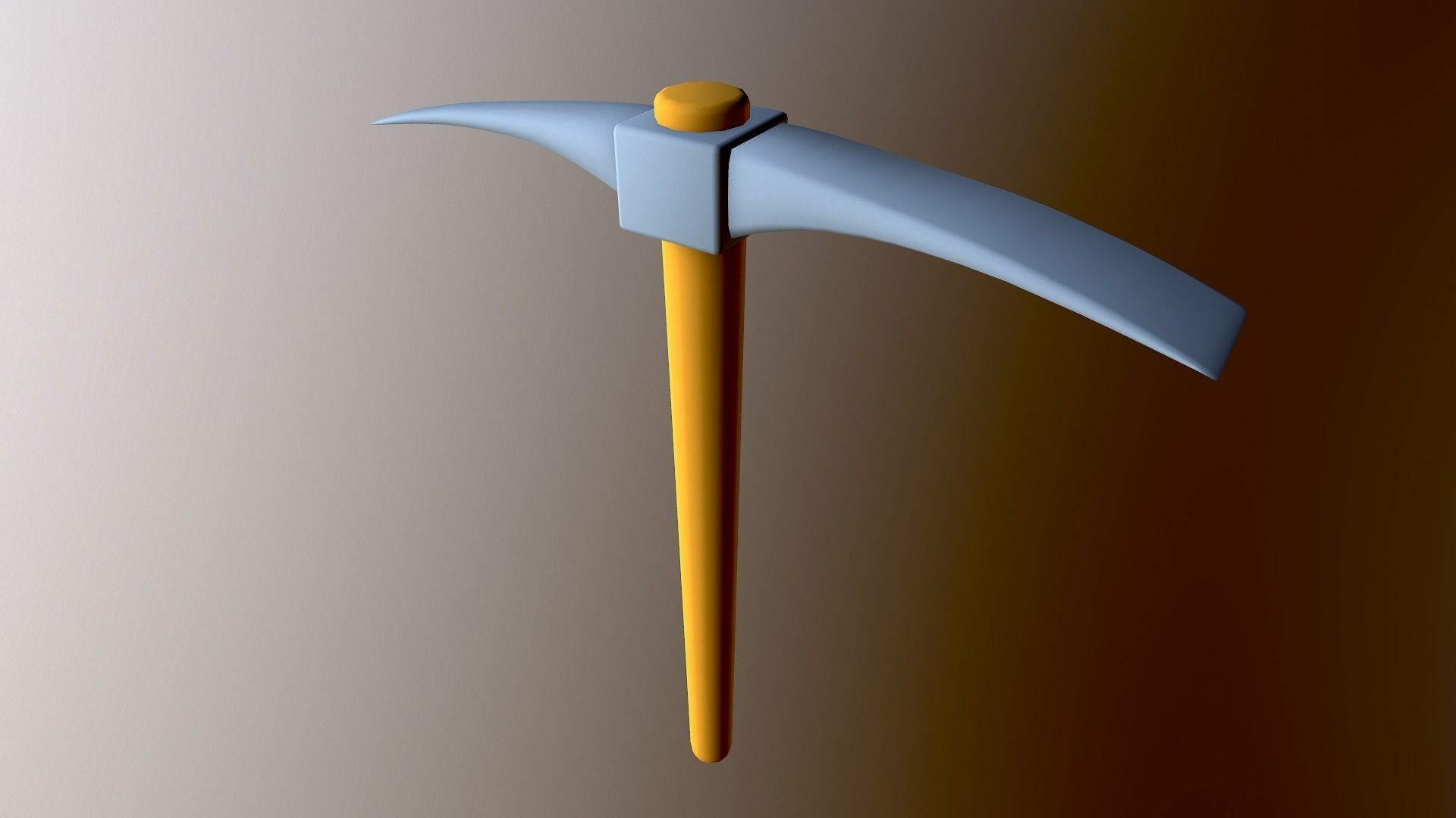 3D model Cartoon Pickaxe VR / AR / low-poly | CGTrader