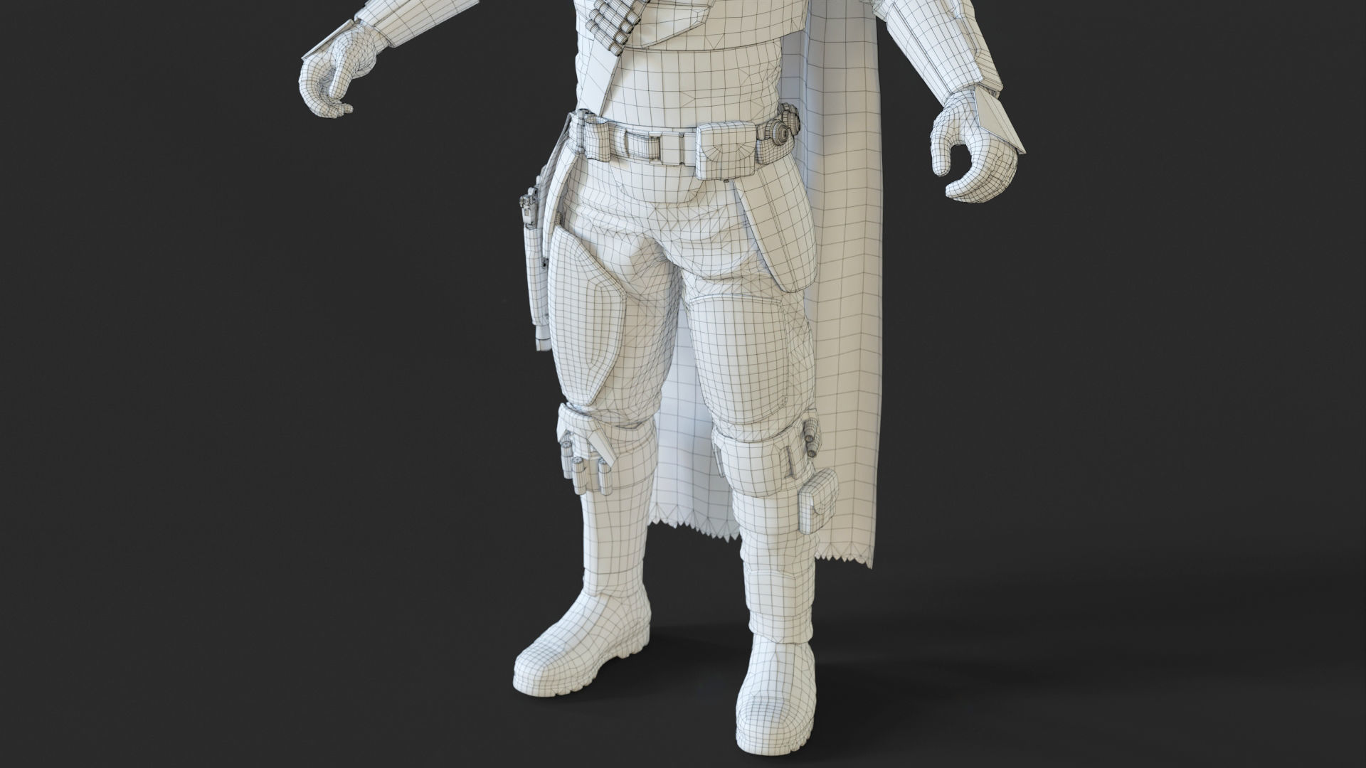 3D model Mandalorian Armor - 3D AssetKit VR / AR / low-poly | CGTrader
