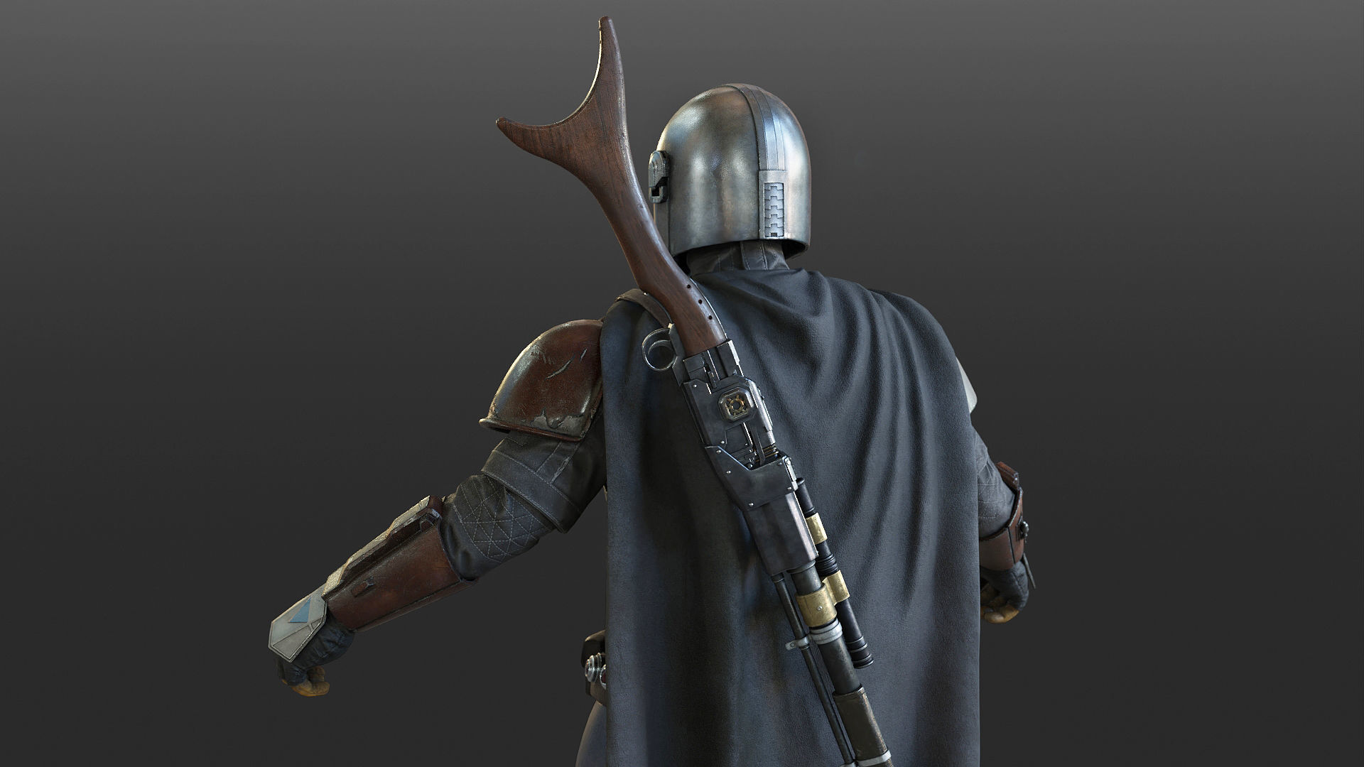 3D model Mandalorian Armor - 3D AssetKit VR / AR / low-poly | CGTrader