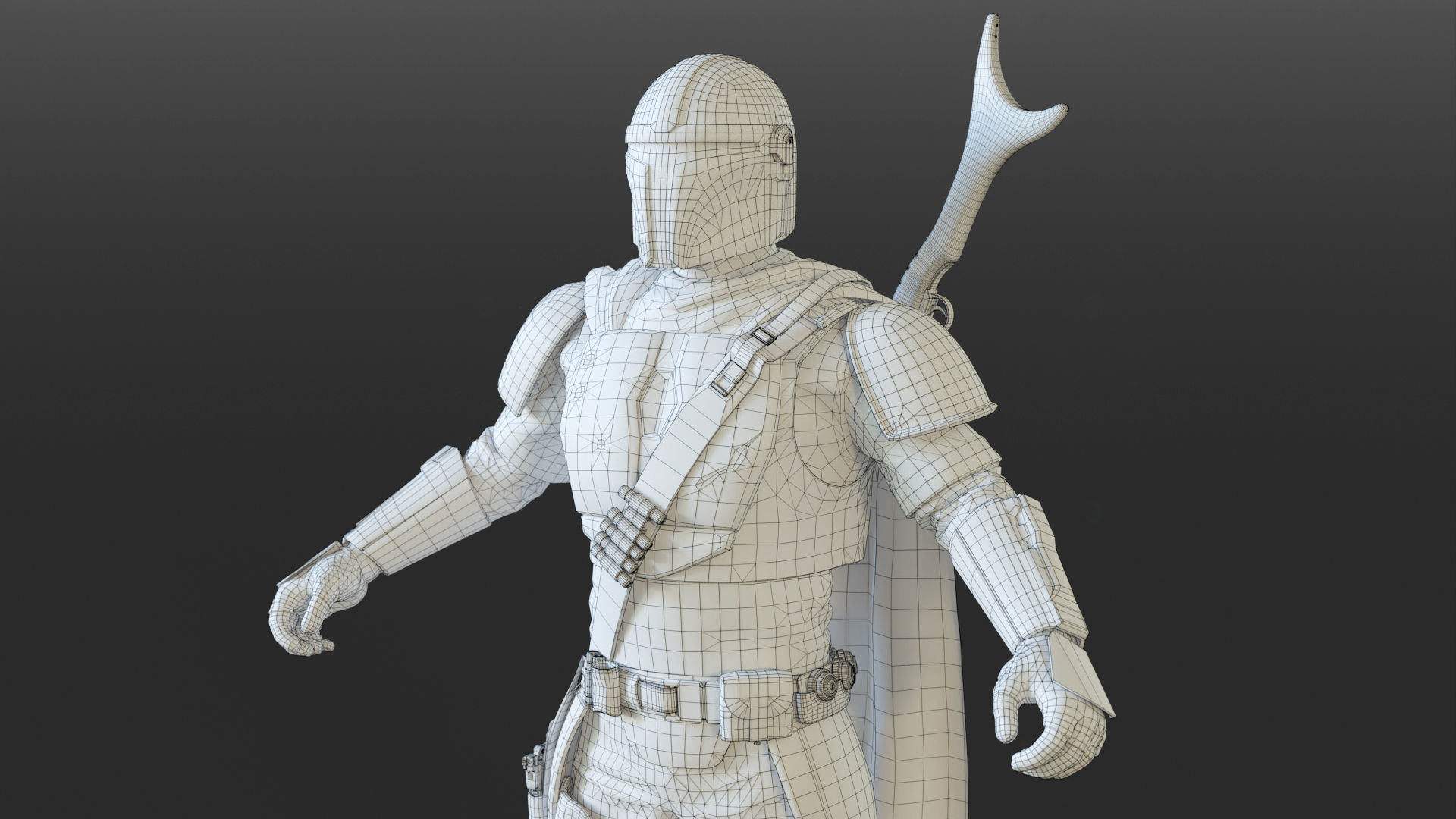 3D model Mandalorian Armor - 3D AssetKit VR / AR / low-poly | CGTrader