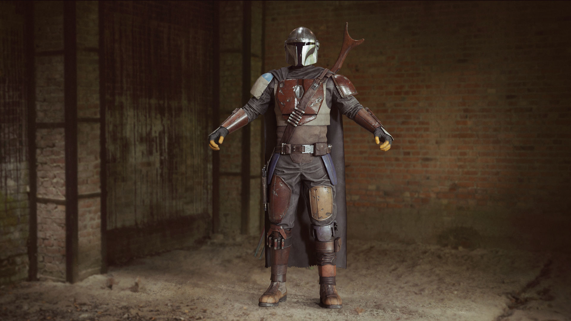 3D model Mandalorian Armor - 3D AssetKit VR / AR / low-poly | CGTrader