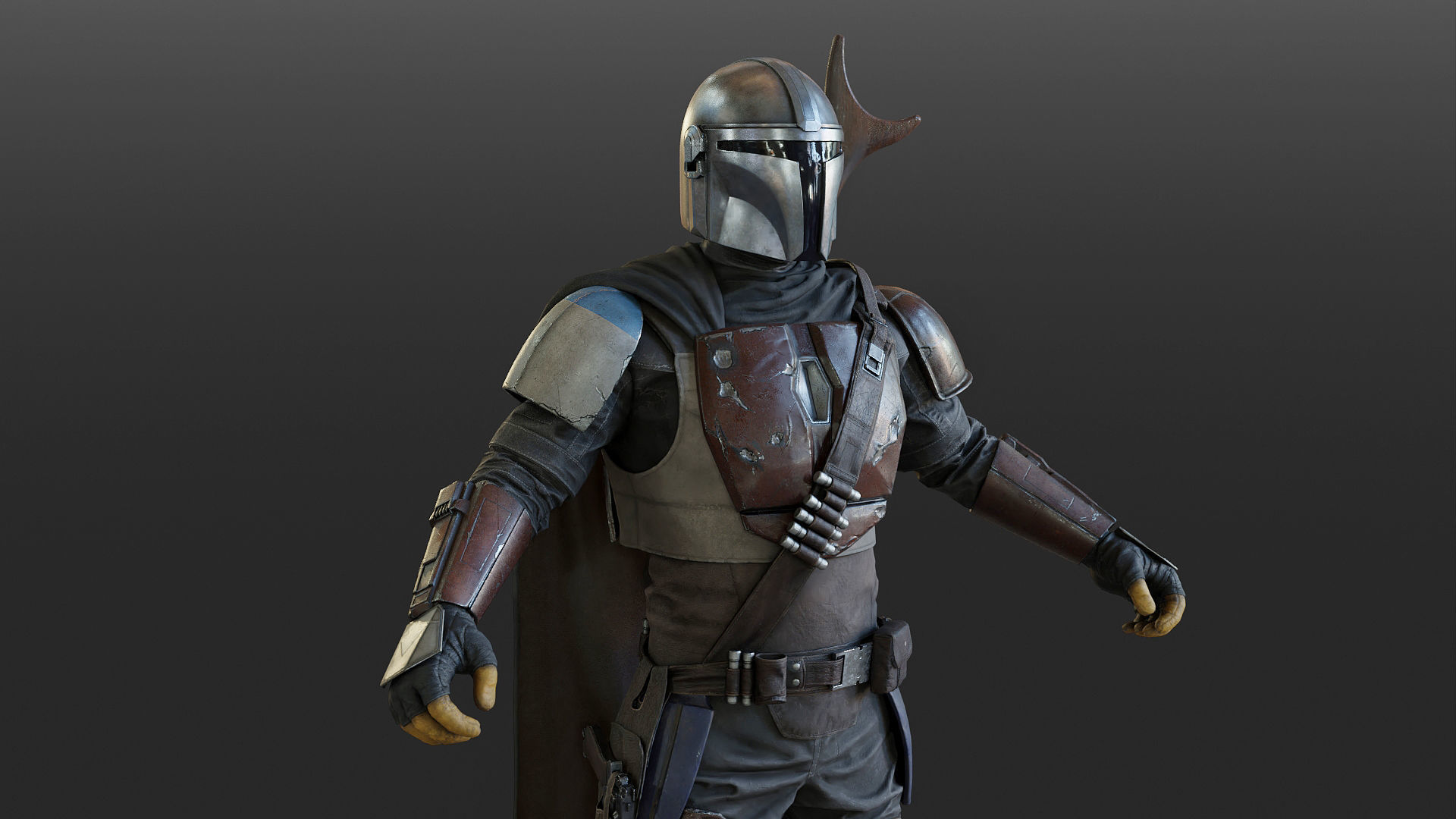 3D model Mandalorian Armor - 3D AssetKit VR / AR / low-poly | CGTrader