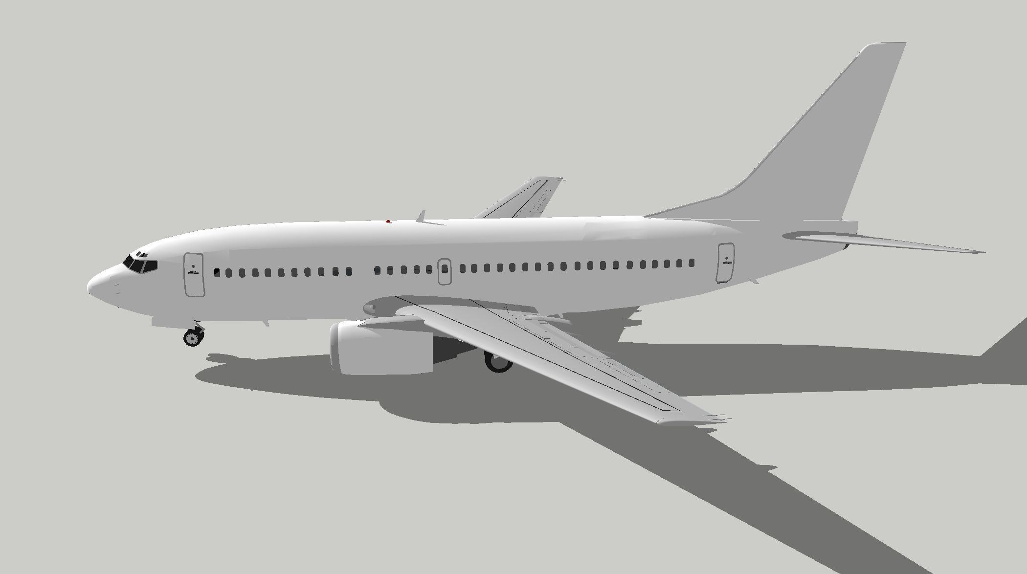 3D model Boeing 737-300 VR / AR / low-poly | CGTrader