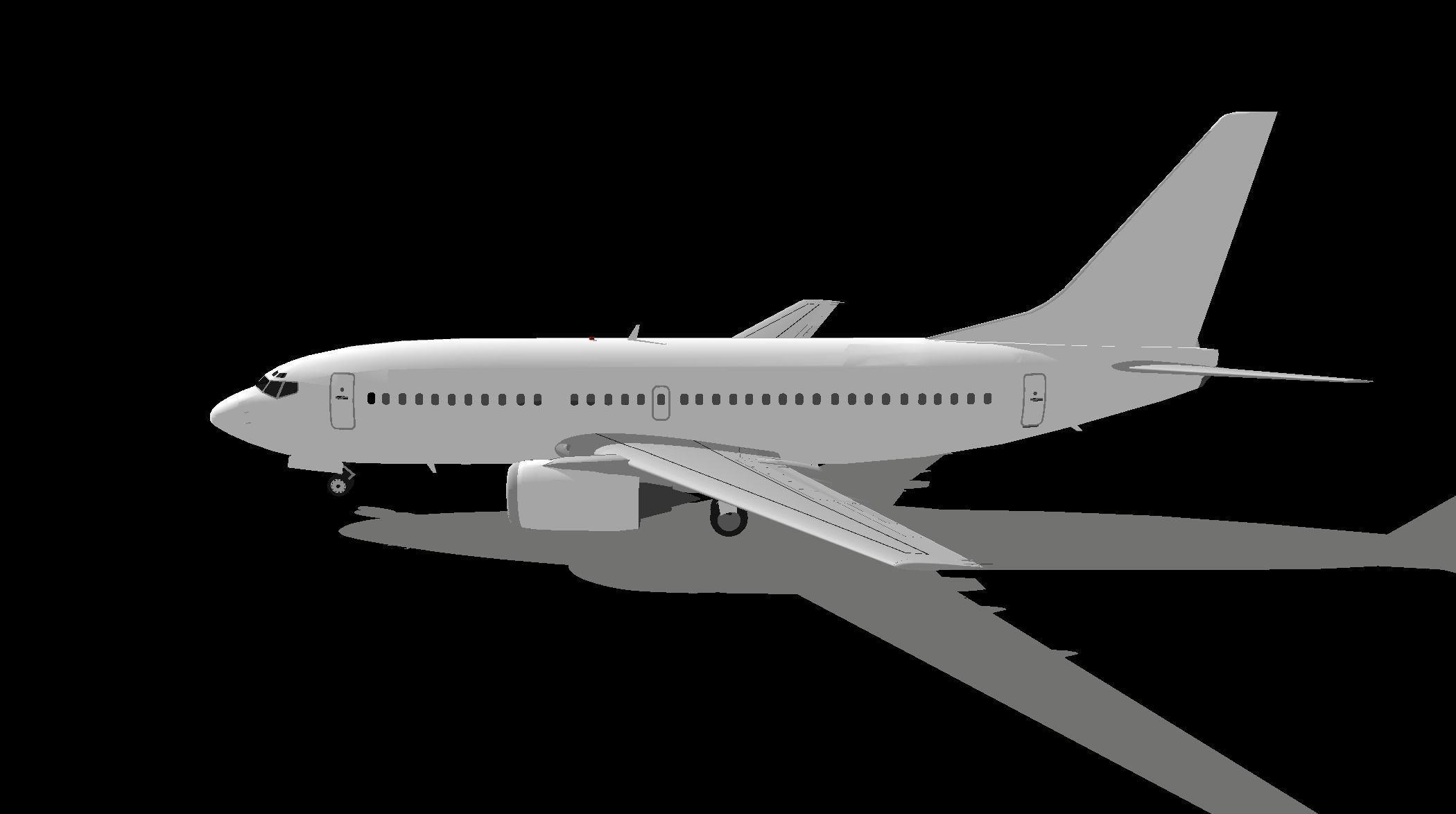 3D model Boeing 737-300 VR / AR / low-poly | CGTrader