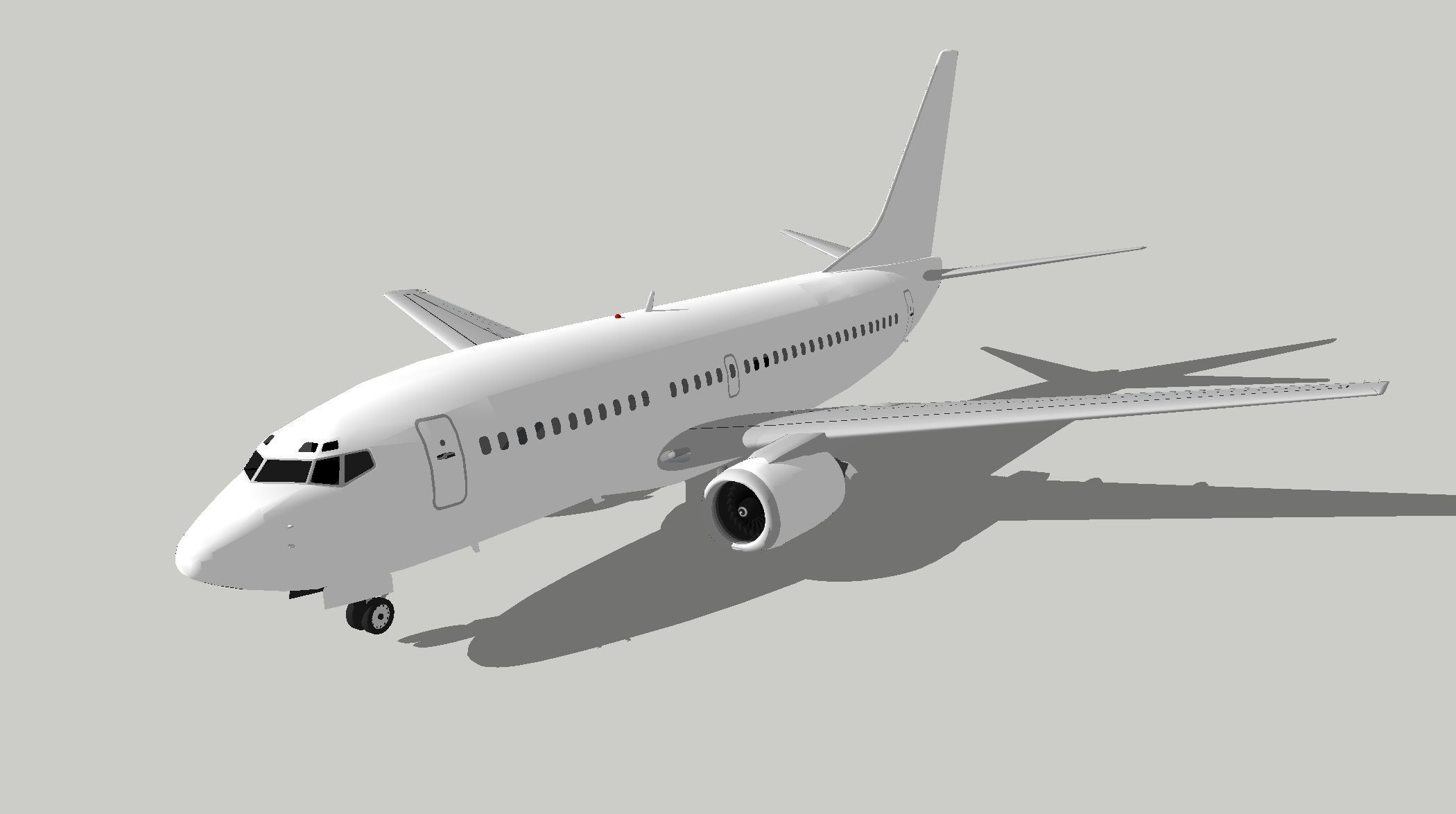 3D model Boeing 737-300 VR / AR / low-poly | CGTrader