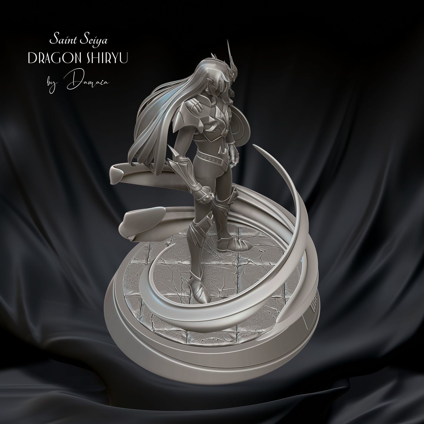 Saint Seiya - Dragon Shiryu 3D model 3D printable | CGTrader