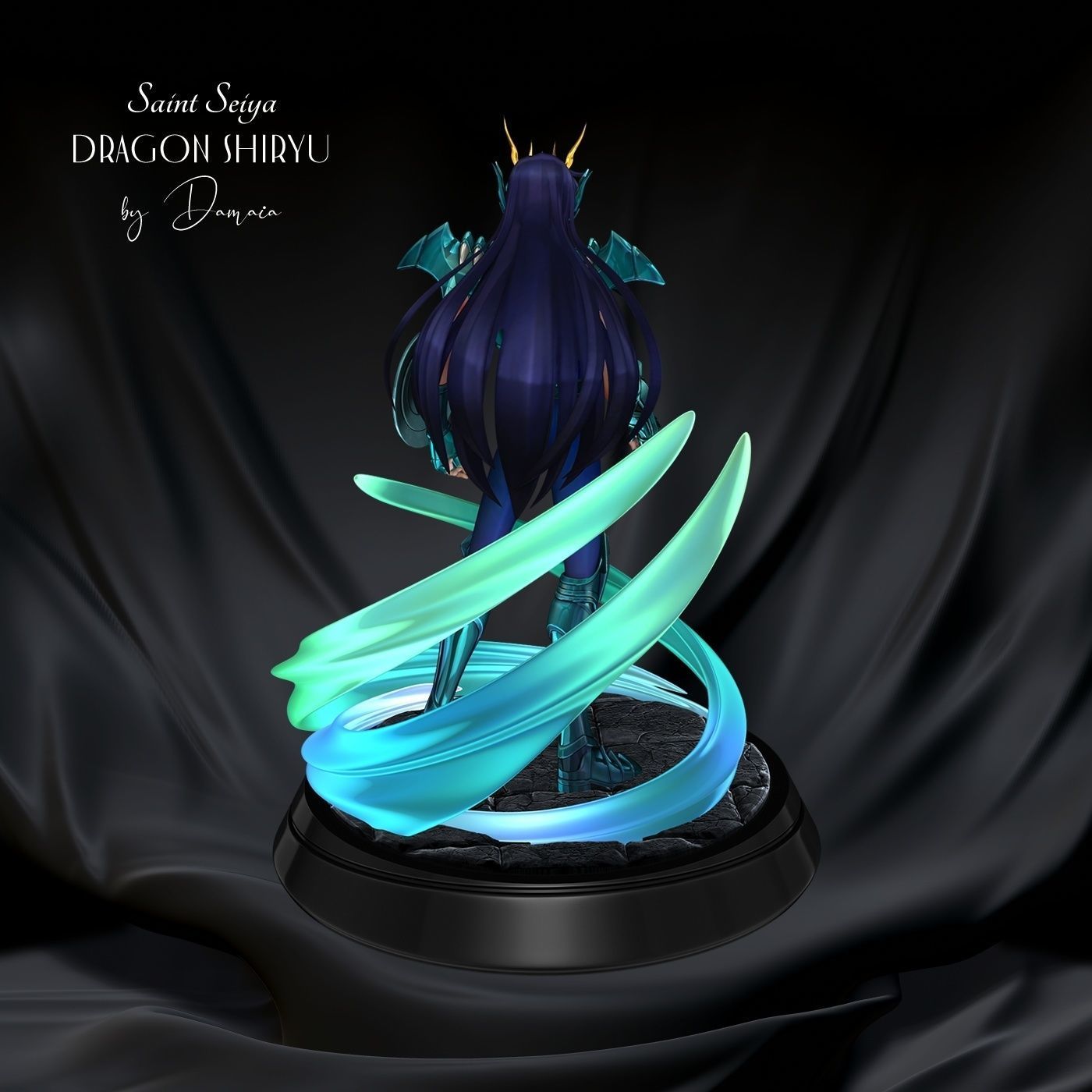 Saint Seiya - Dragon Shiryu 3D model 3D printable | CGTrader