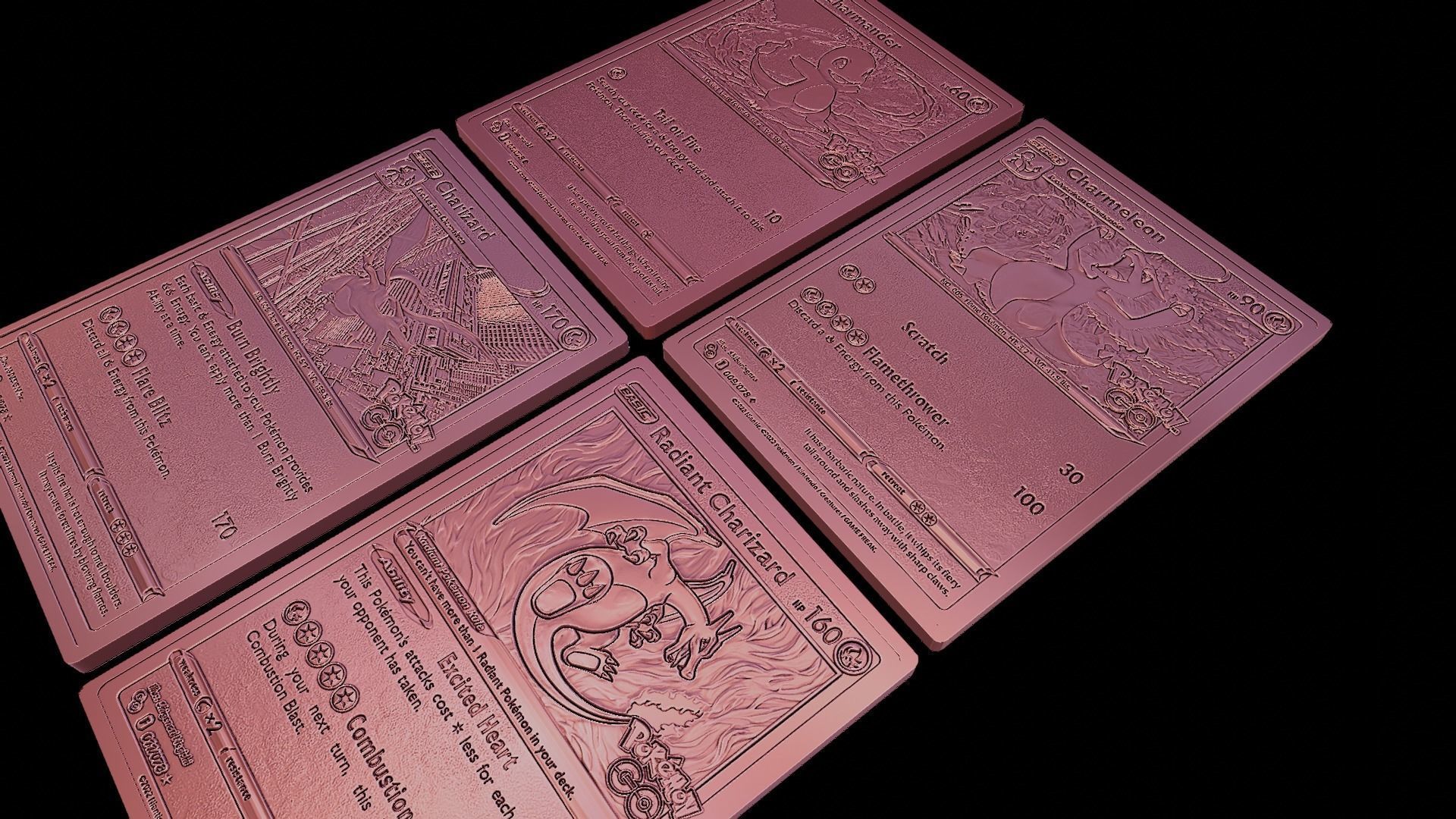 Charizard evolutions Pokemon Go 3D model 3D printable | CGTrader