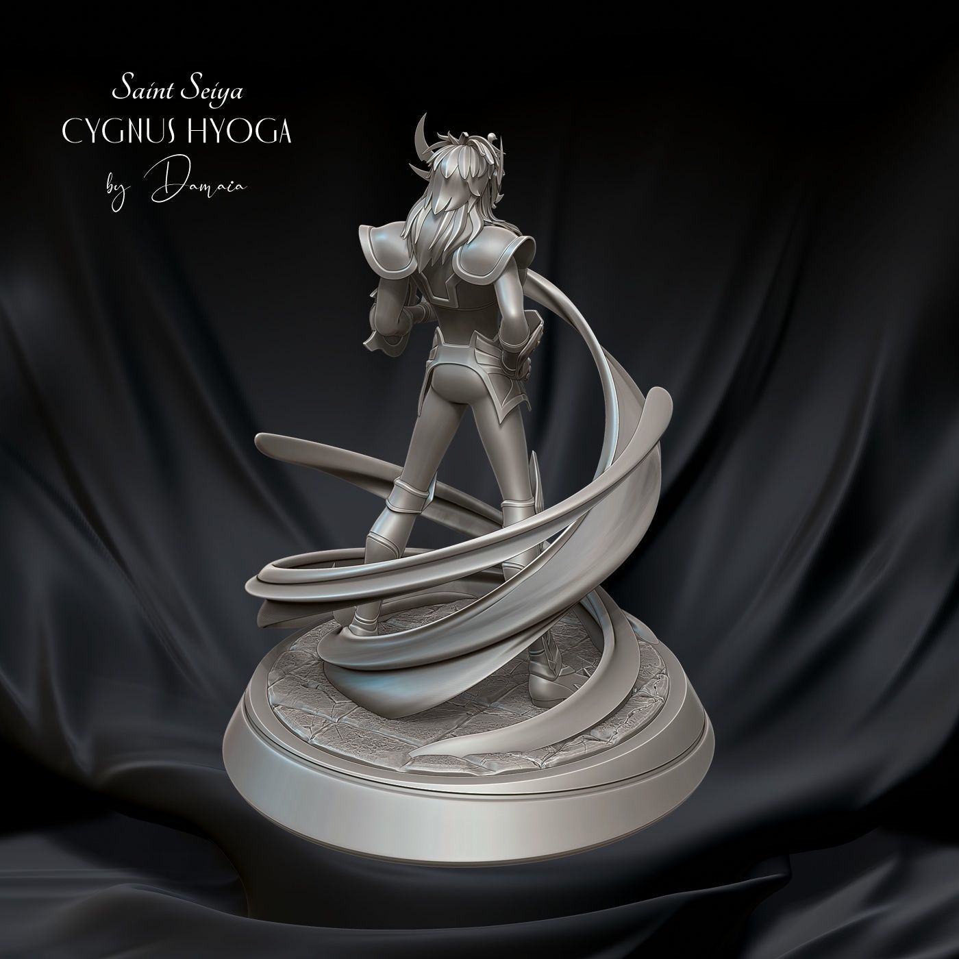 Saint Seiya - Cygnus Hyoga 3D model 3D printable | CGTrader