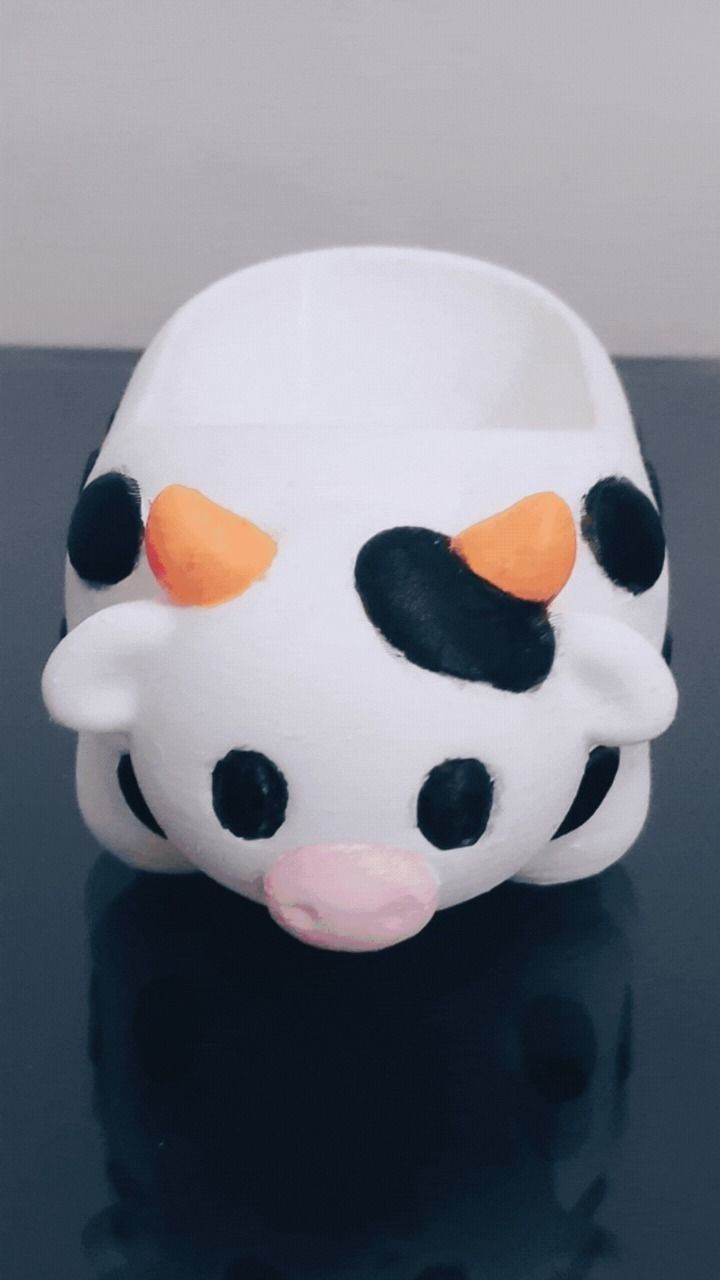 Cow Pot 3D model 3D printable | CGTrader