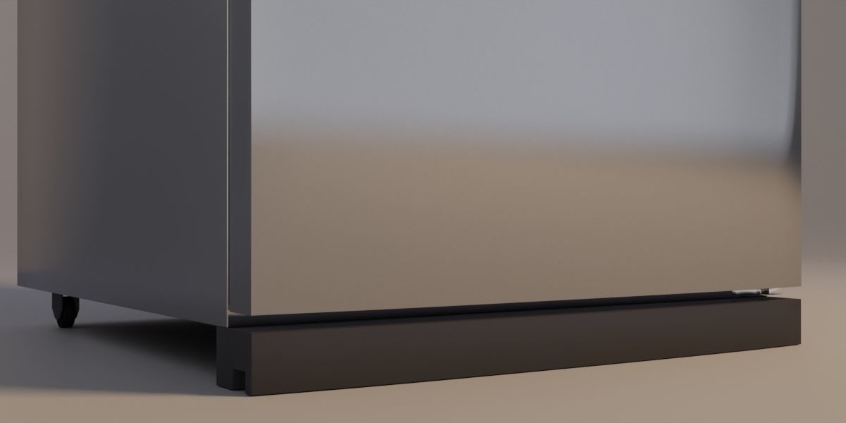 3D model Refrigerator Brastemp Inverse 3p VR / AR / low-poly | CGTrader