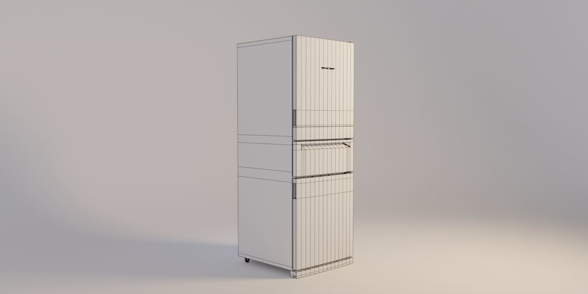 3D model Refrigerator Brastemp Inverse 3p VR / AR / low-poly | CGTrader