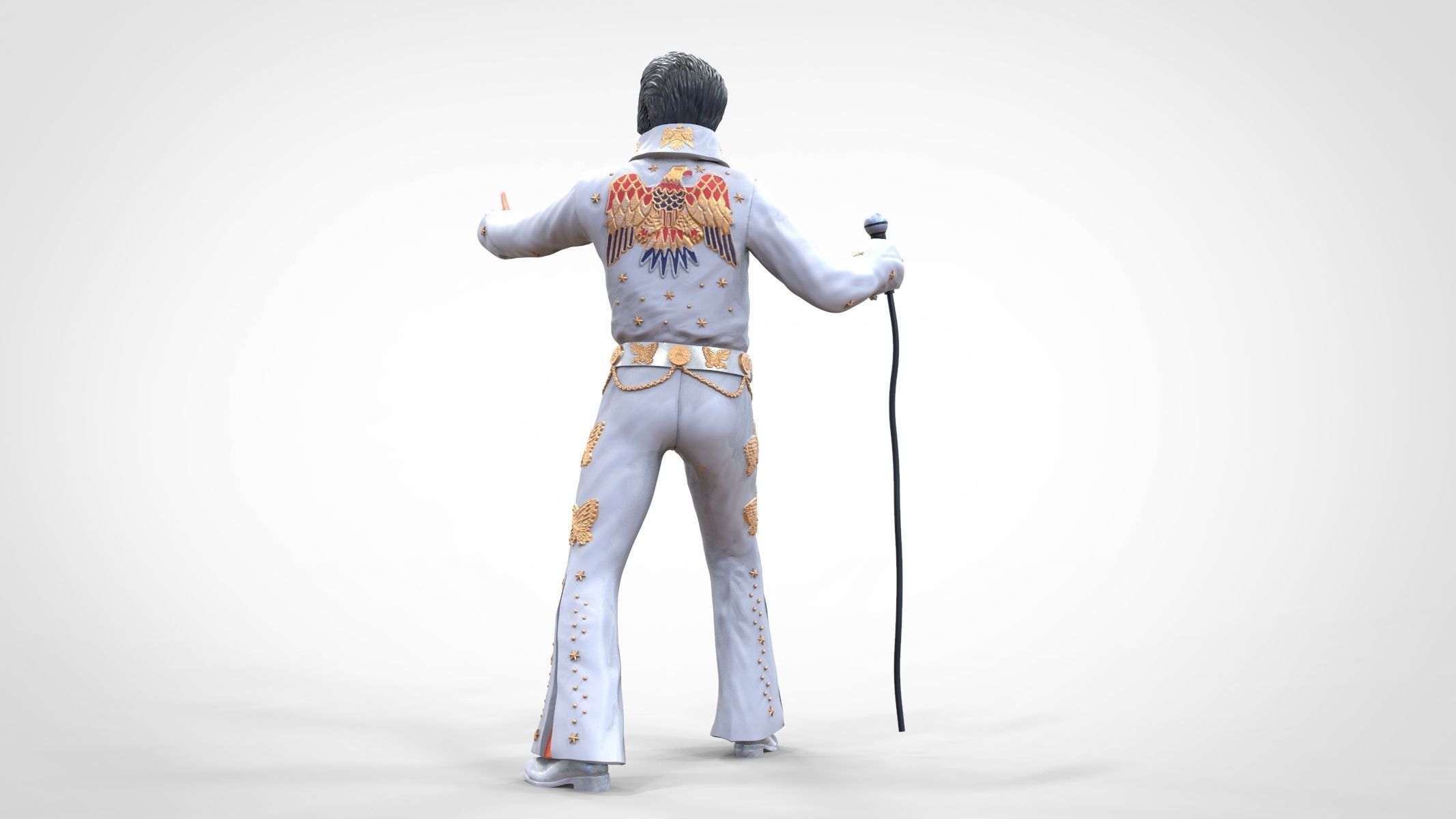Elvis Presley on the scene 3D model 3D printable | CGTrader