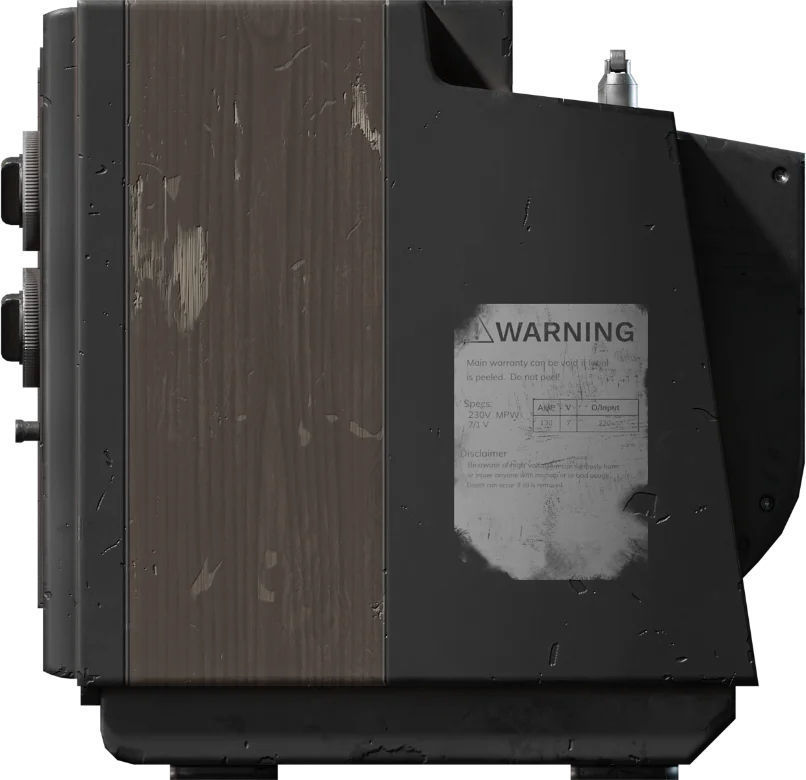 Retro TV from the 1950s fallout 4 3D model | CGTrader