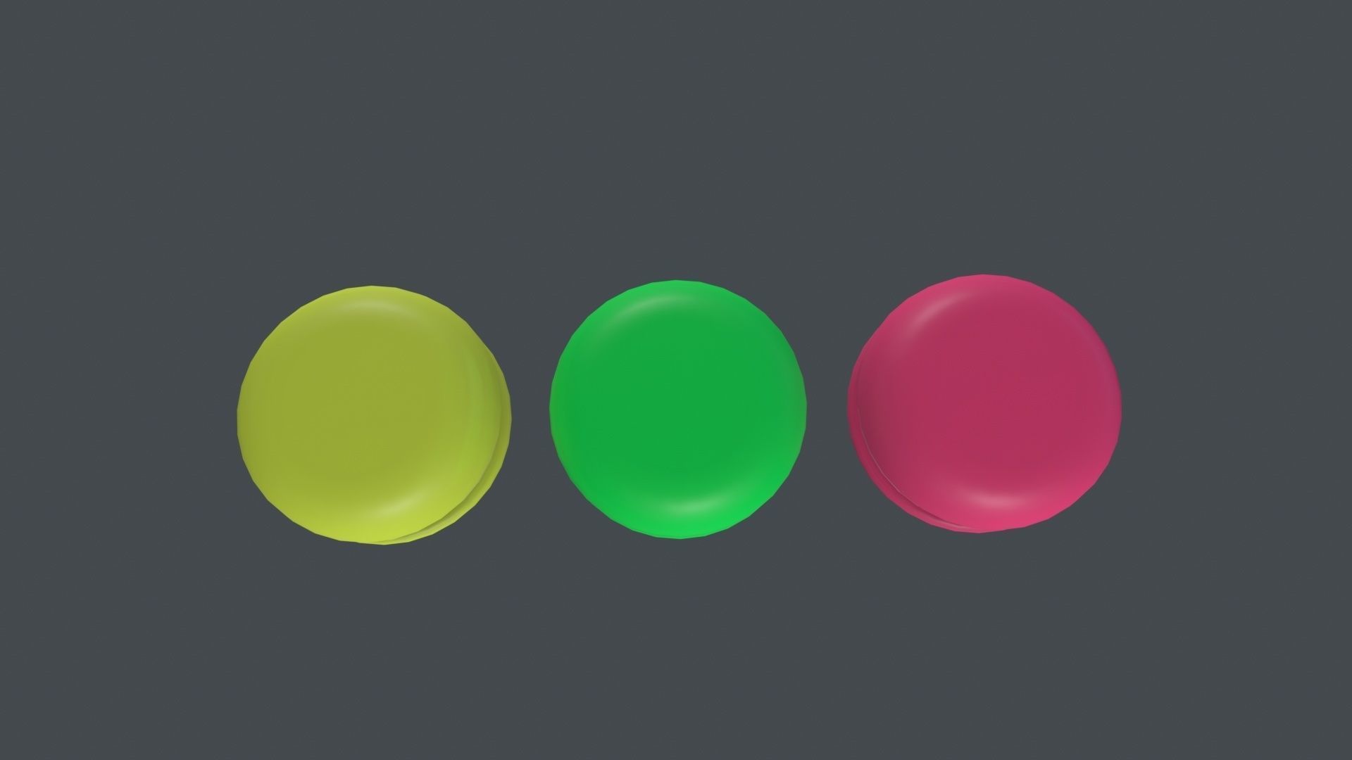 3D model Macarons 3D Models VR / AR / low-poly | CGTrader