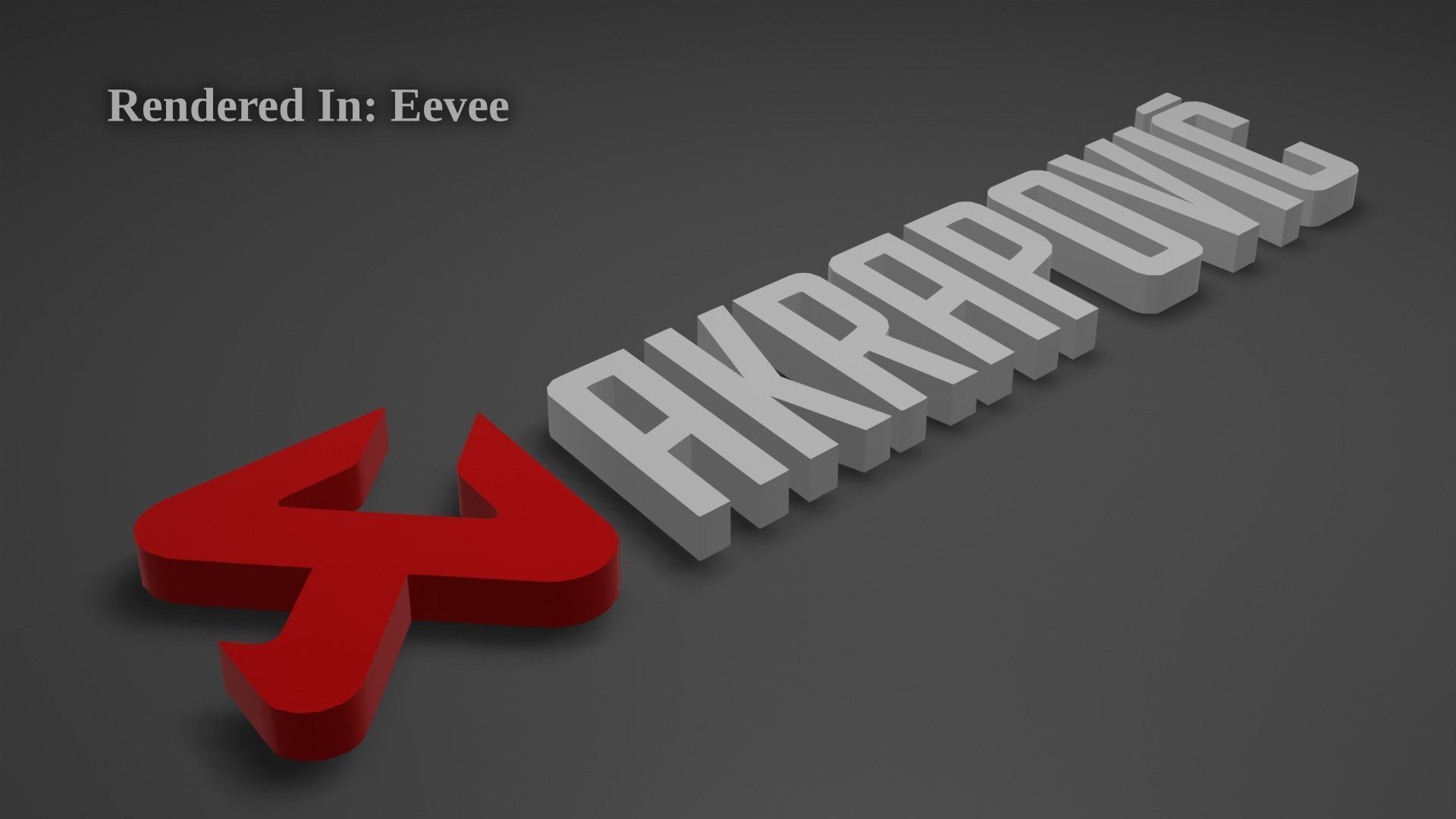 3D model Akrapovic Logo VR / AR / low-poly | CGTrader