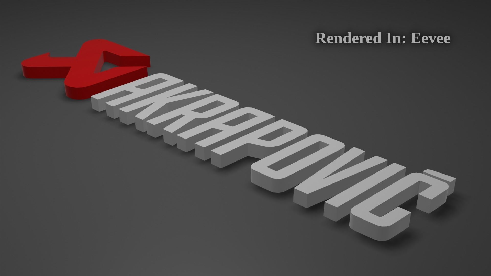 3D model Akrapovic Logo VR / AR / low-poly | CGTrader