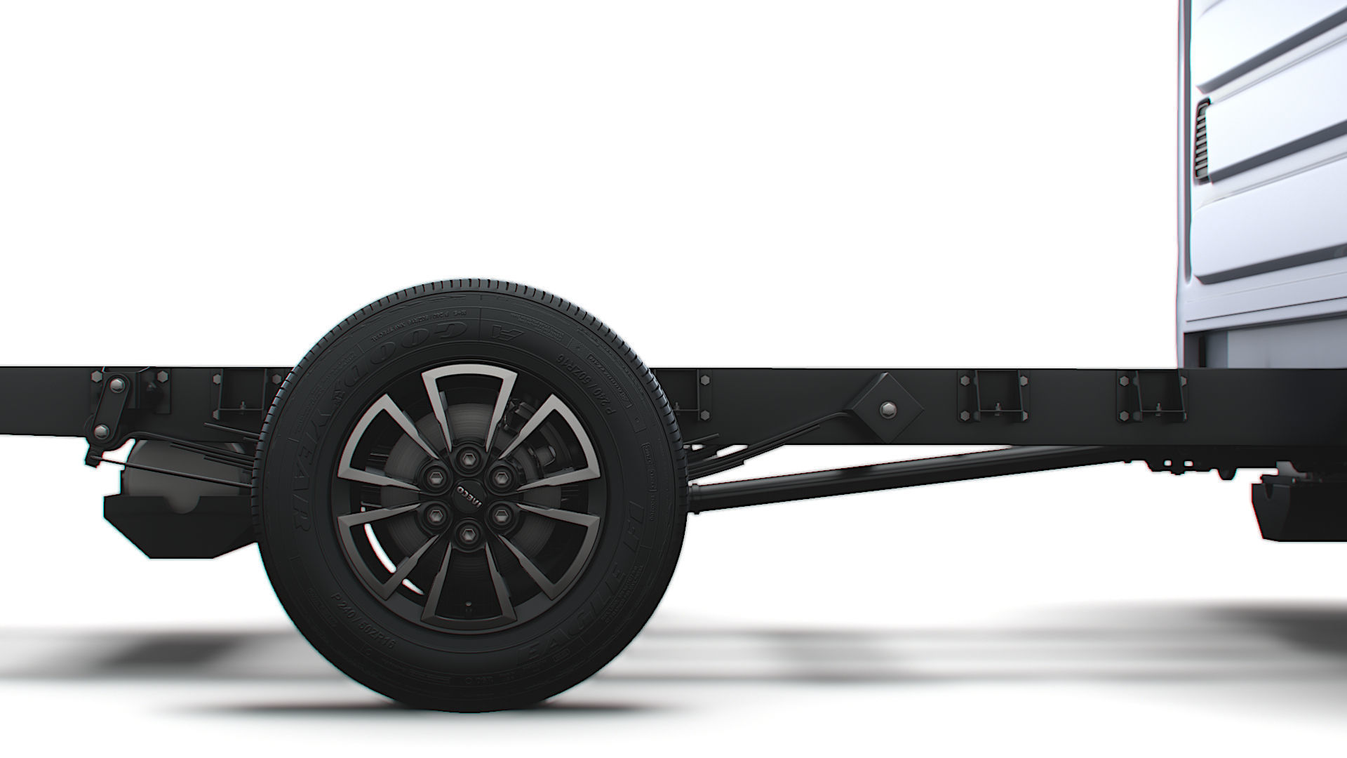 Iveco Daily Crew Cab L3 Chassis 2023 3D model | CGTrader