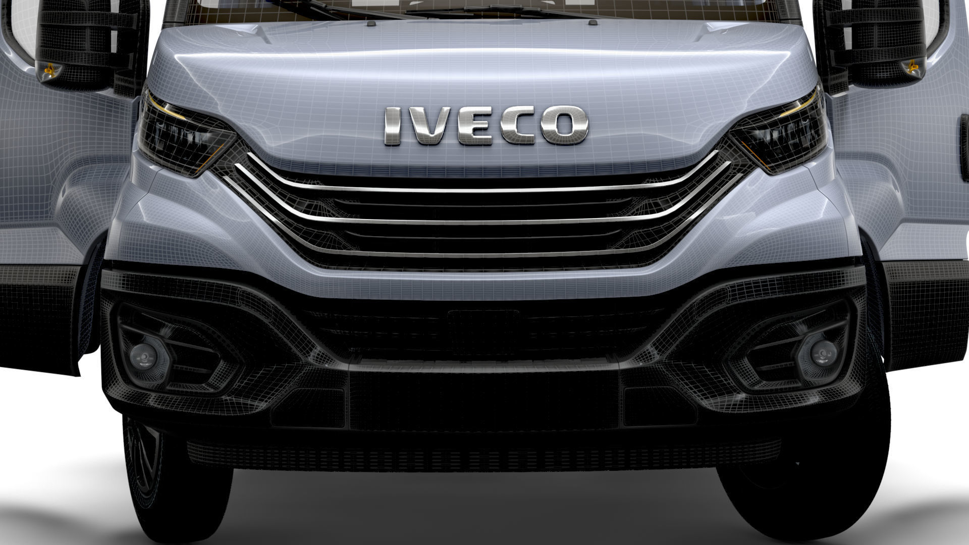 Iveco Daily Crew Cab L3 Chassis 2023 3D model | CGTrader