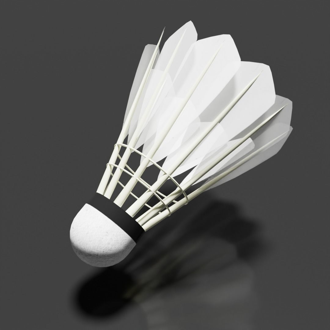 Badminton Shuttlecock 3dModel 3D model | CGTrader