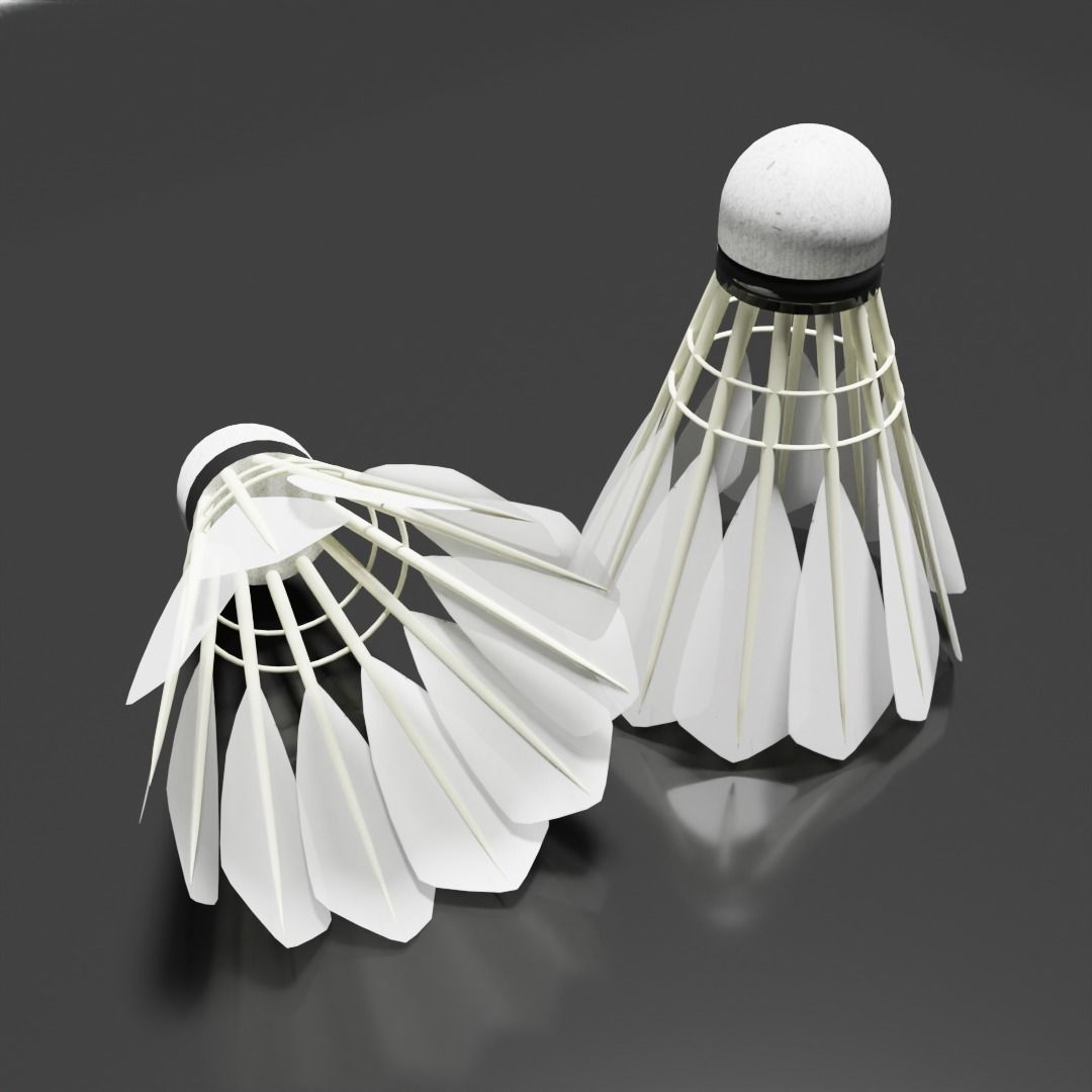 Badminton Shuttlecock 3dModel 3D model | CGTrader