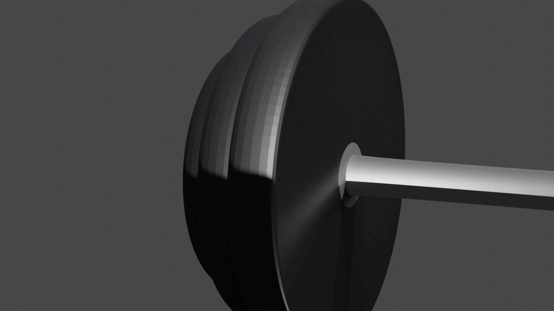3D model 750LB Barbell Made In Blender Substance Painter and Photoshop ...
