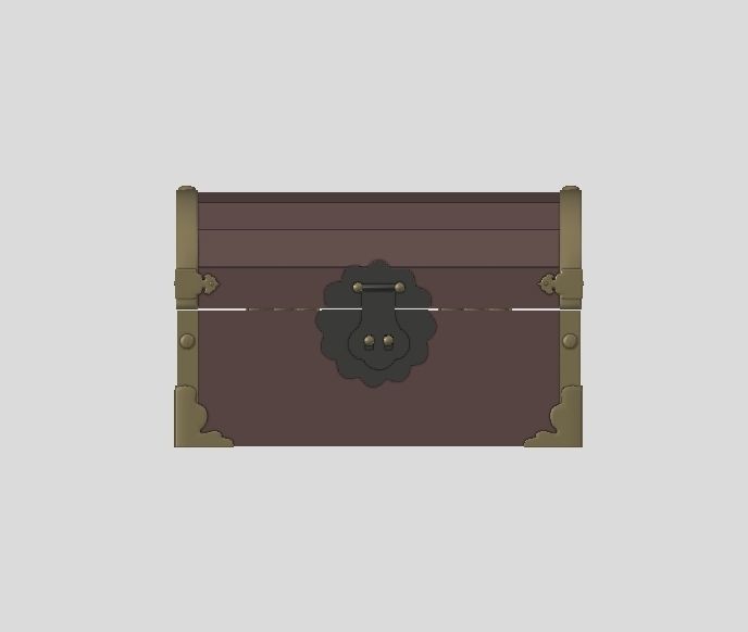 Pirate Chest 3D model 3D printable | CGTrader