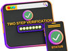 3D model Two Step Verification 3D Icon VR / AR / low-poly | CGTrader