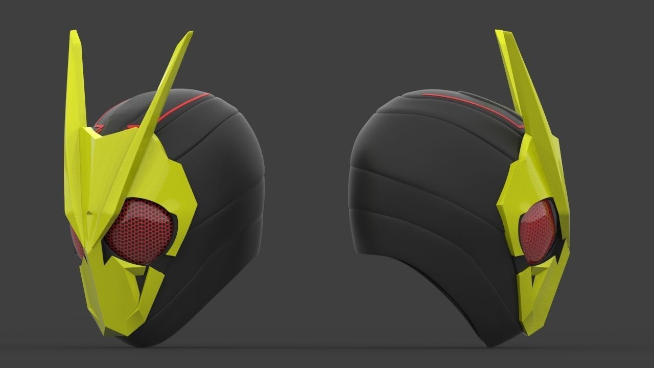 Kamen Rider Zero One Helmet 3D model 3D printable | CGTrader