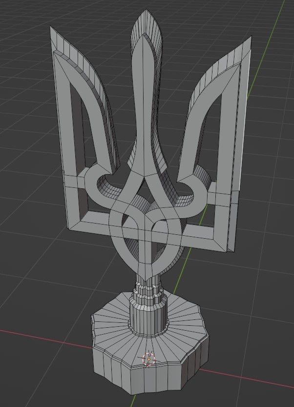 Printable TRIDENT stand model free 3D model 3D printable | CGTrader