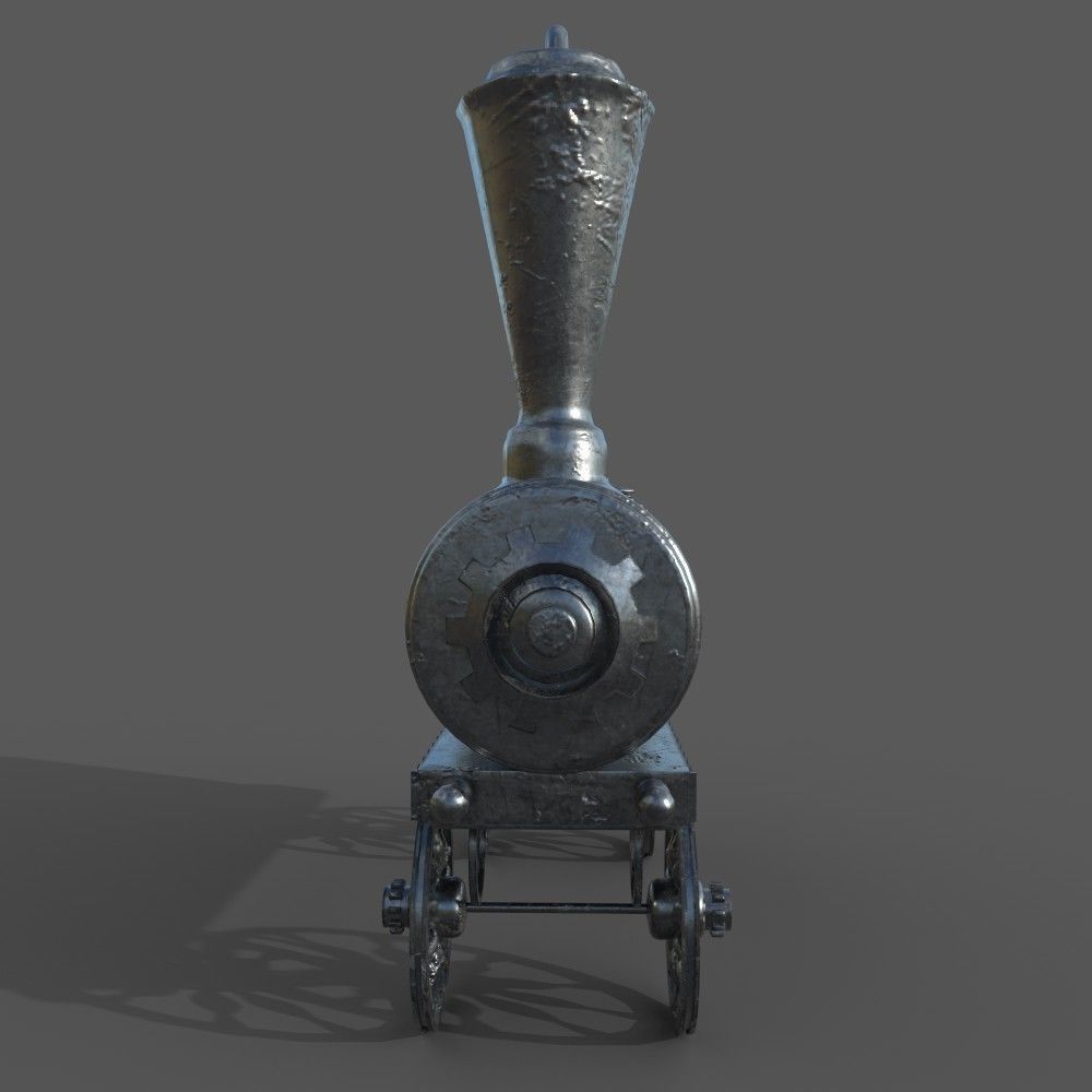 Old Toy Train 3D model | CGTrader