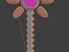 3D model Staff of Flower VR / AR / low-poly | CGTrader