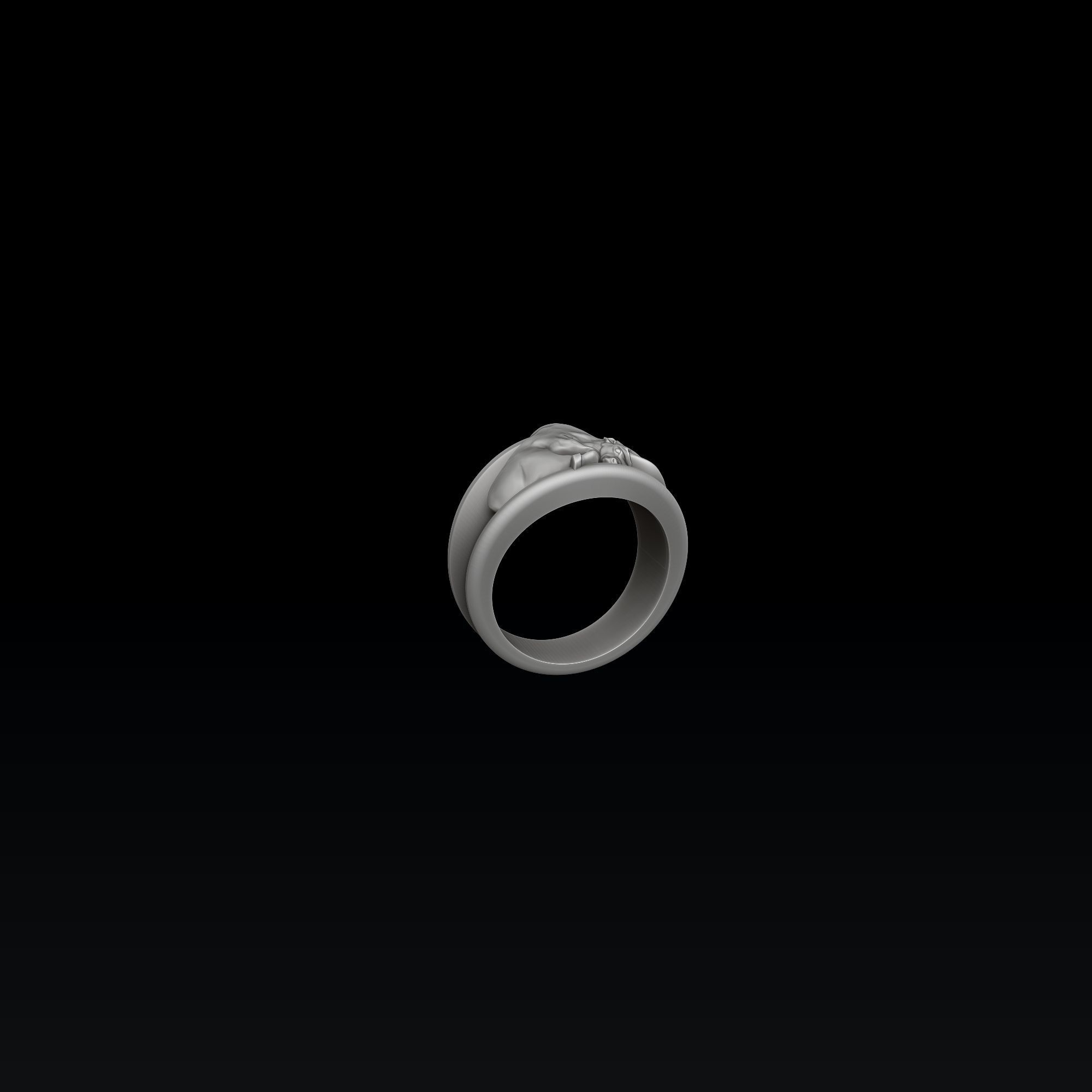 Zodiac Horoscope Taurus Ring 3D model 3D printable | CGTrader
