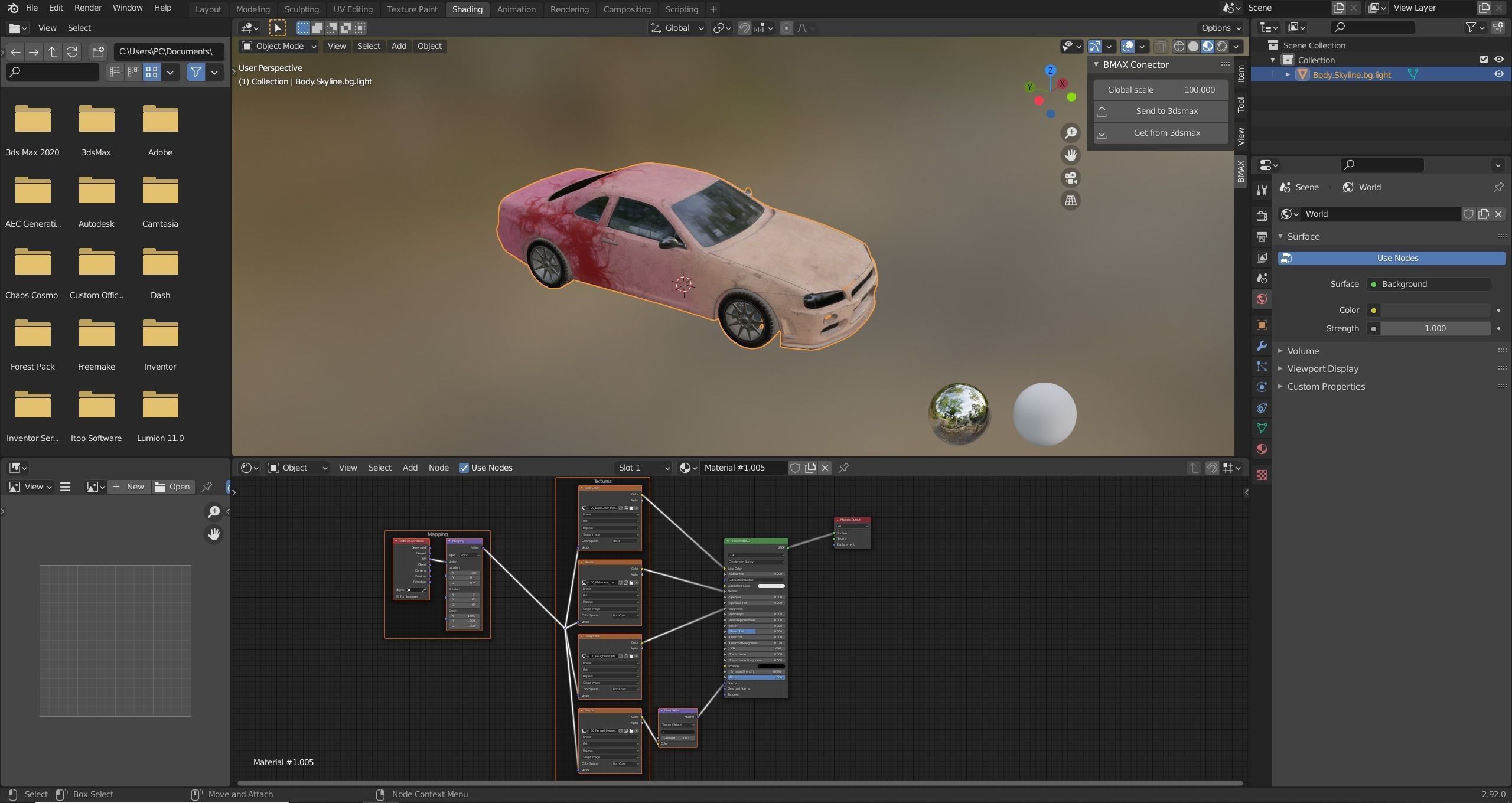 Skyline car 3D model | CGTrader