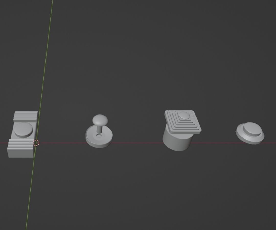 FIGHTER AIRCRAFT SWITCHES COLLECTION 3D model 3D printable | CGTrader