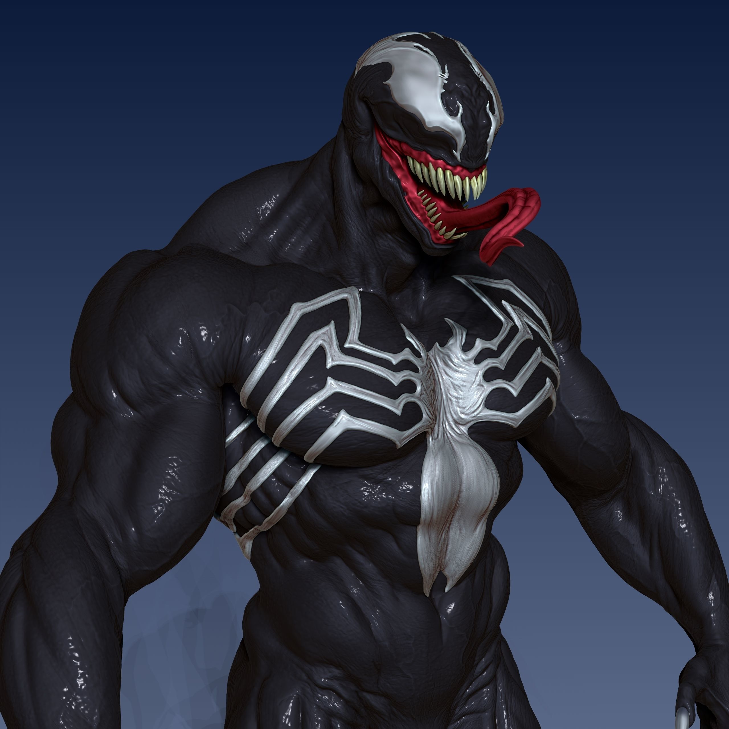 Venom for 3D printing 3D model 3D printable | CGTrader