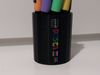 Posca Pen Holder free 3D model 3D printable | CGTrader