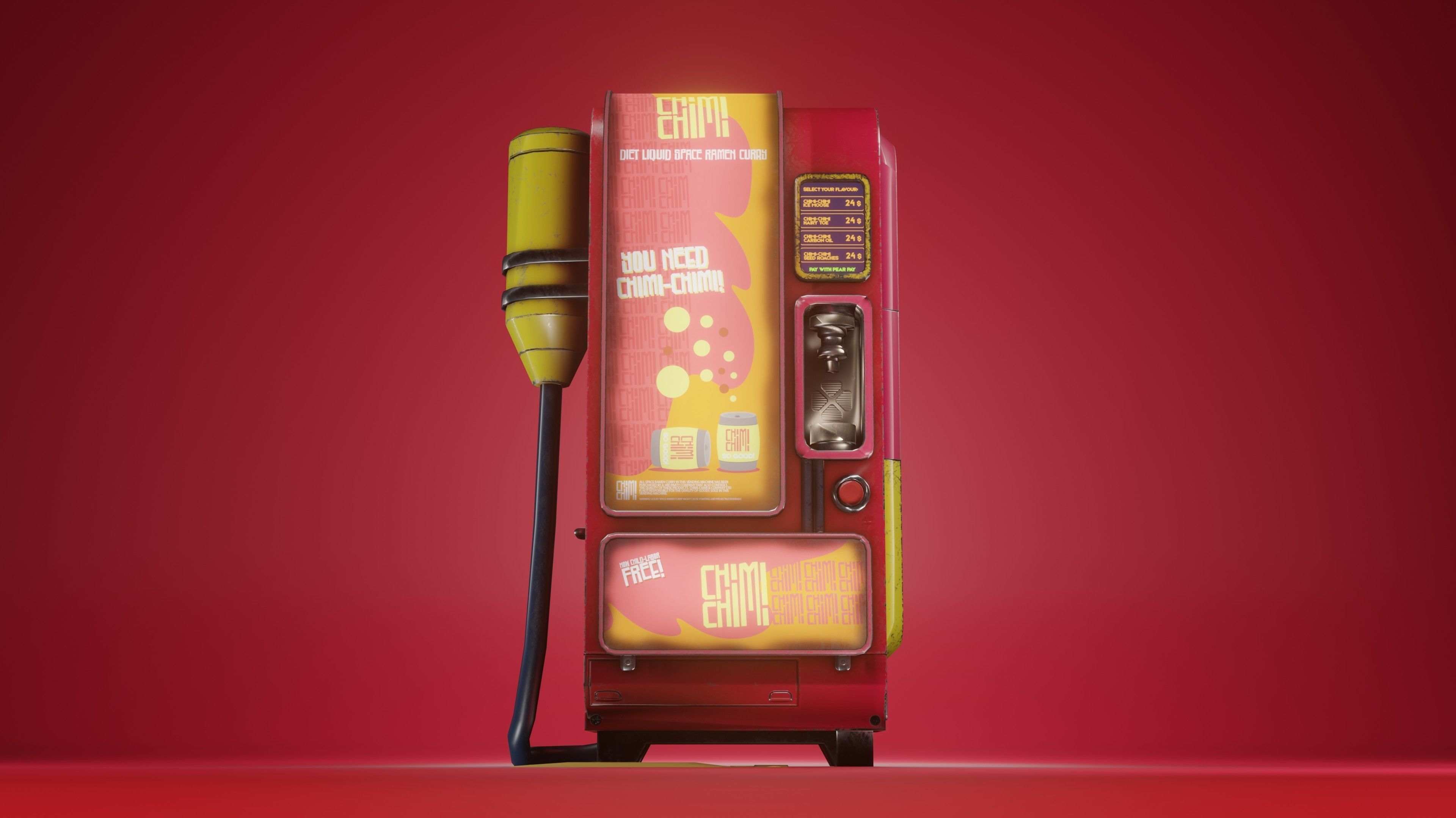 3D model Sci-Fi Vending Machine - Game Ready VR / AR / low-poly | CGTrader