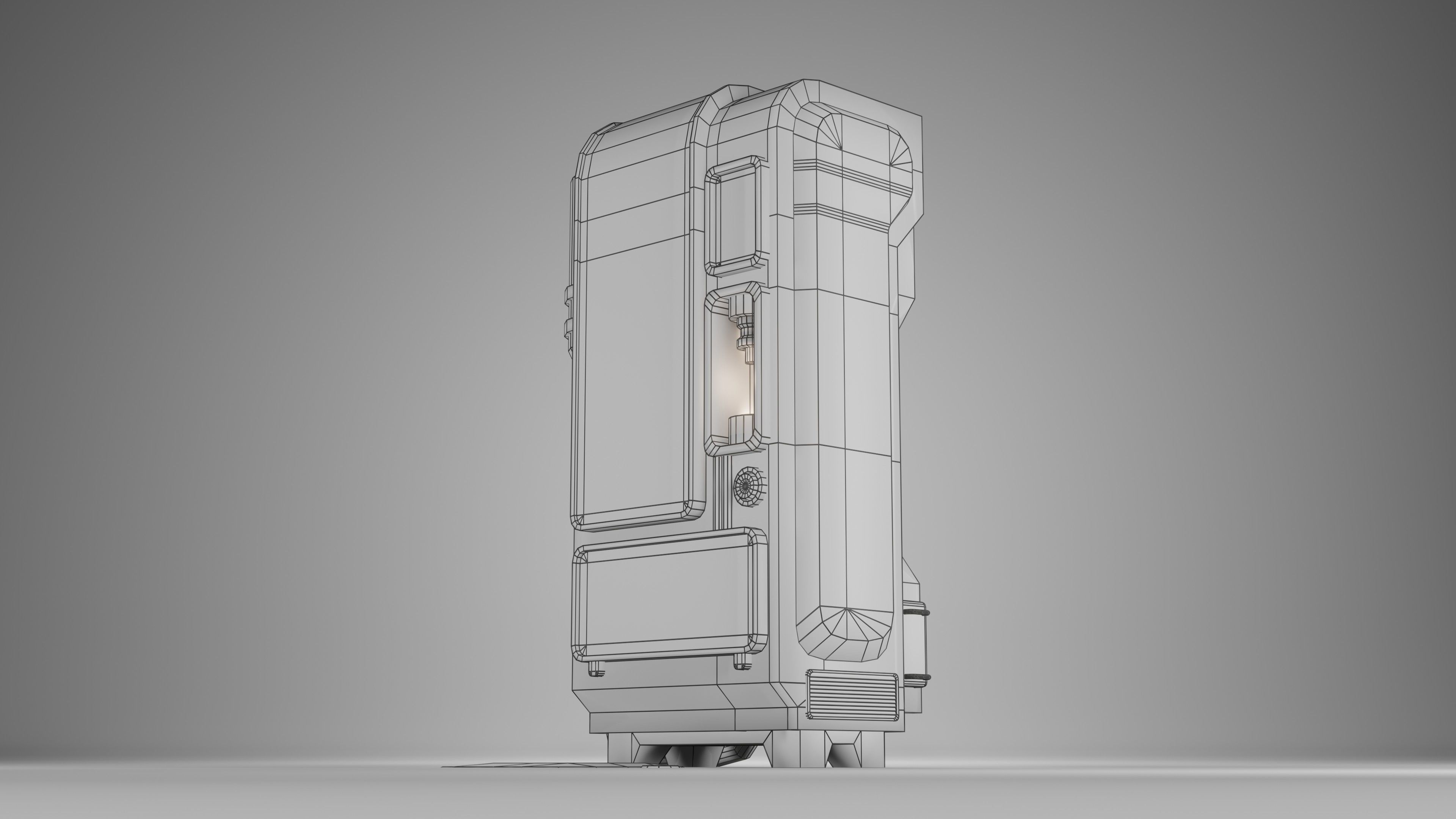 3D model Sci-Fi Vending Machine - Game Ready VR / AR / low-poly | CGTrader