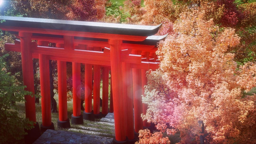 shrine gate 3D model | CGTrader